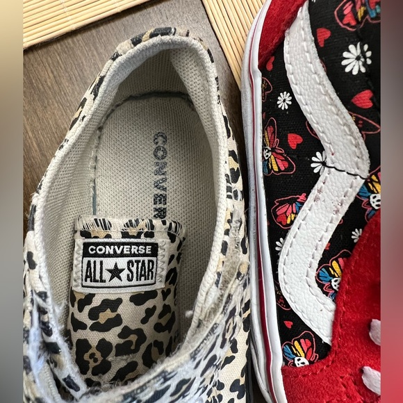 Vans | Shoes | Vans And Converse Kids Shoes 11 | Poshmark